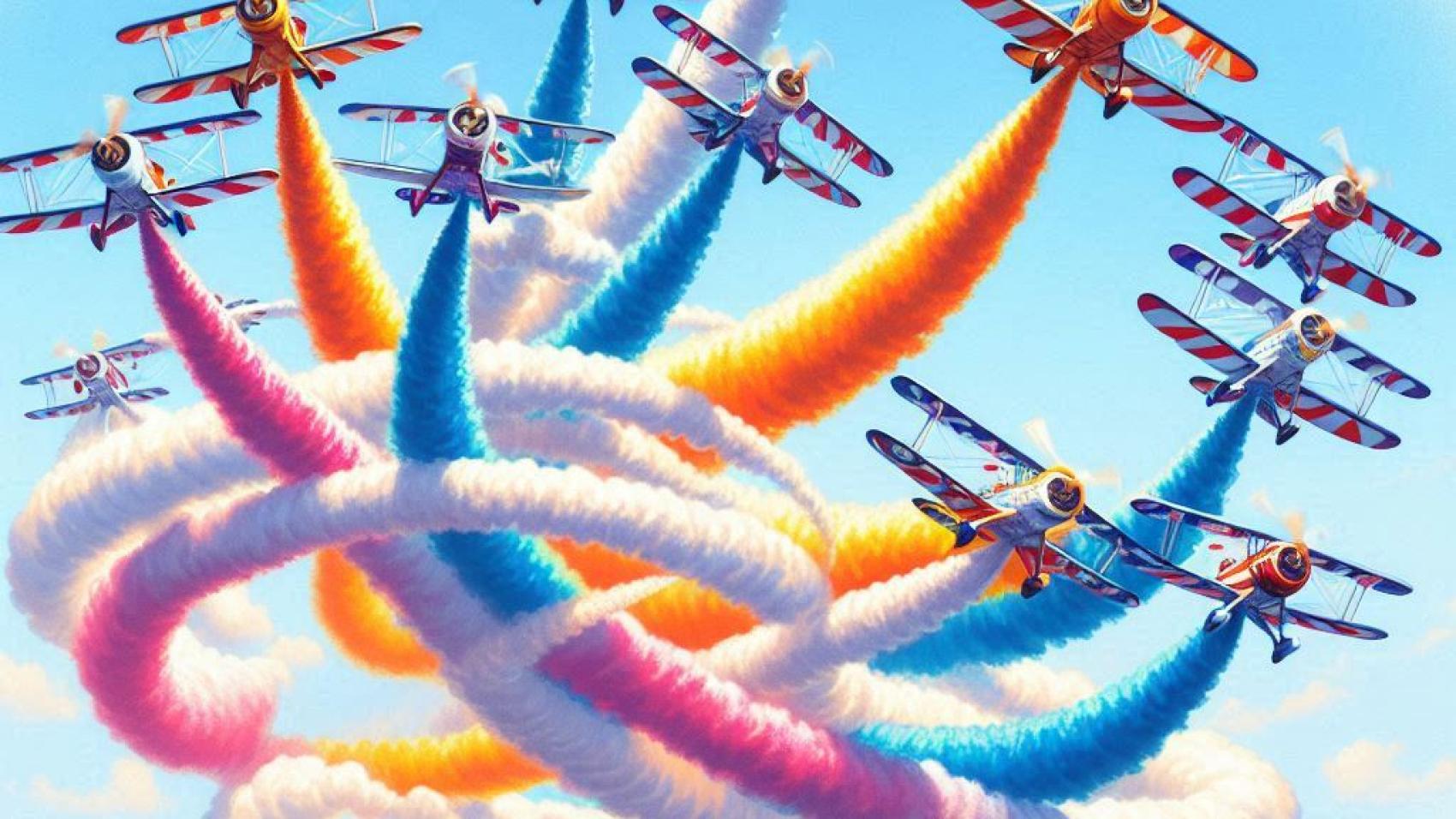 Pre-K Quick Projects - Conga Line Flight | AMA Flight School